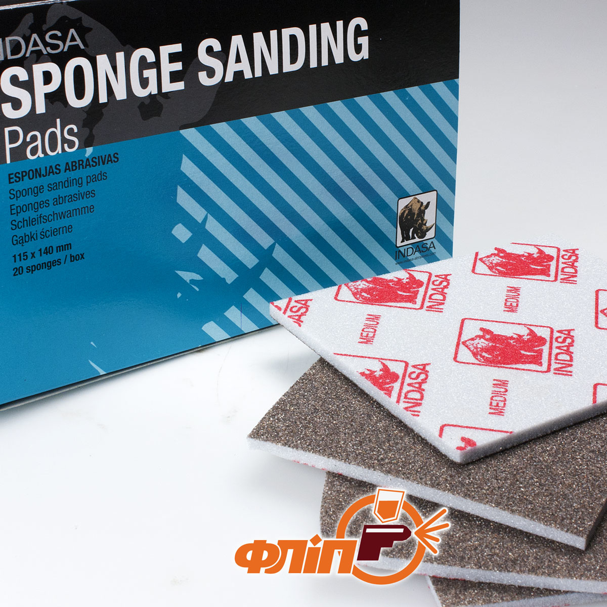 Абразивная губка Rhyno sponge auto Super FINE: купить, цена, описание ...