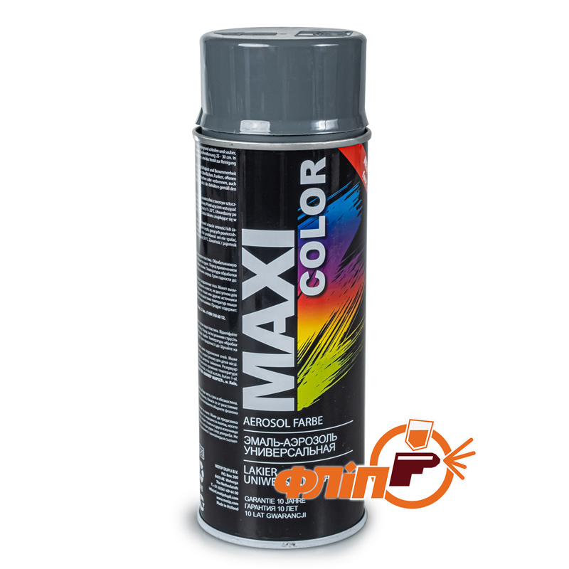 Краска Ral 7011 Maxi Color Железно-серая, 400мл