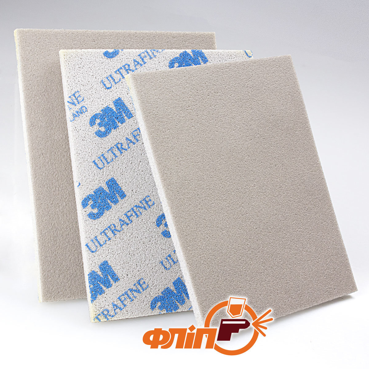 3M Ultrafine P600 02601 Абразивная губка ультратонкая, 115x140мм